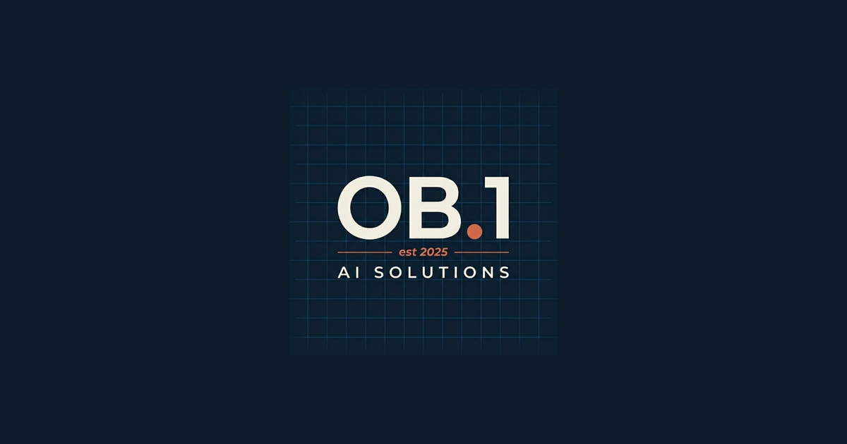 OB.1 AI Solutions | Operational Blueprint for AI Implementation